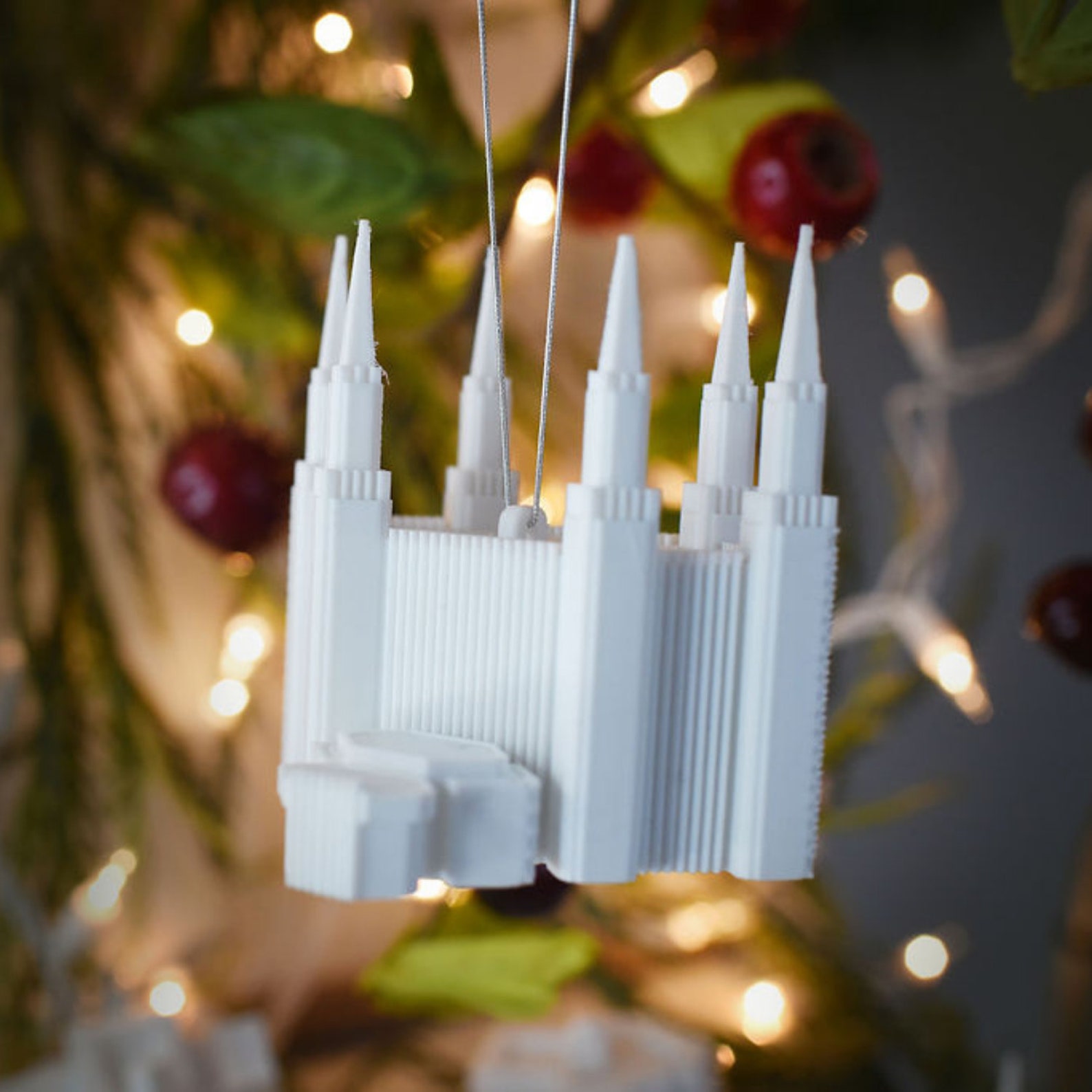 LDS Temple Christmas Ornament - Etsy