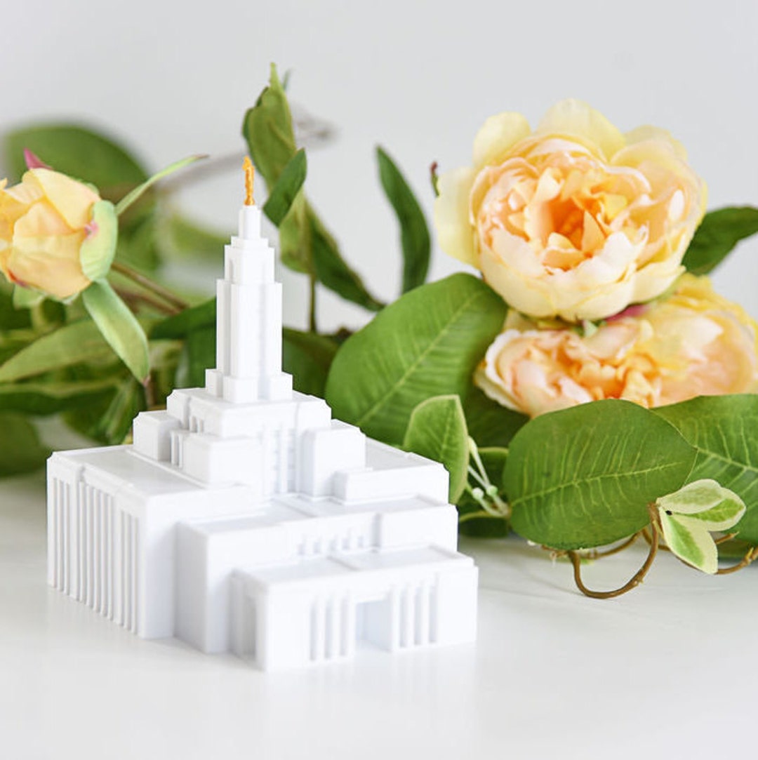 Draper Utah Temple Replica Statue - Etsy.de