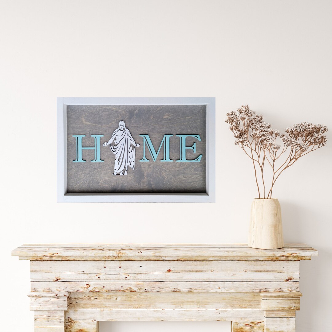 Christ-centered Home Sign - Etsy