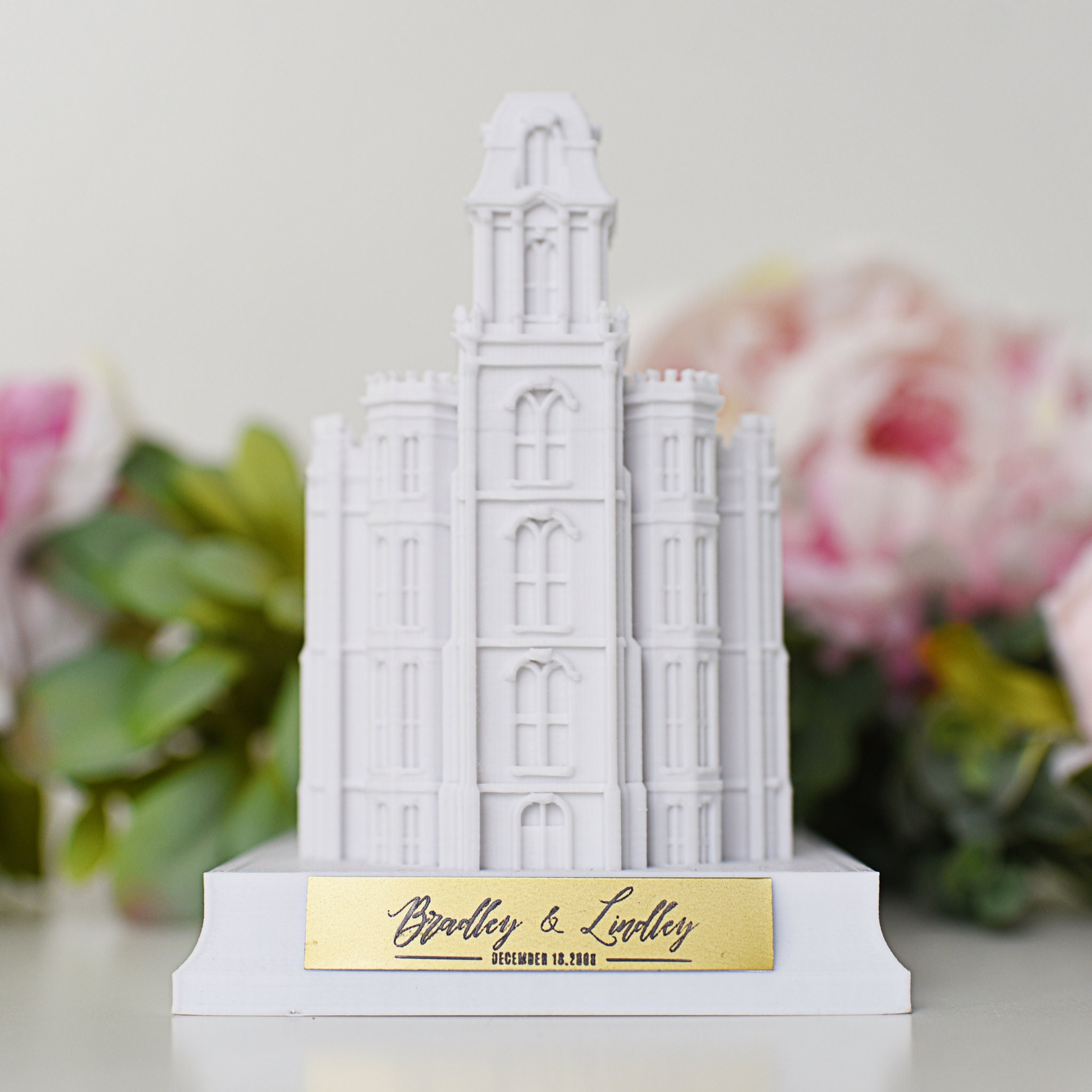 LDS Temple Replica Statue (choose Your Temple) - Etsy