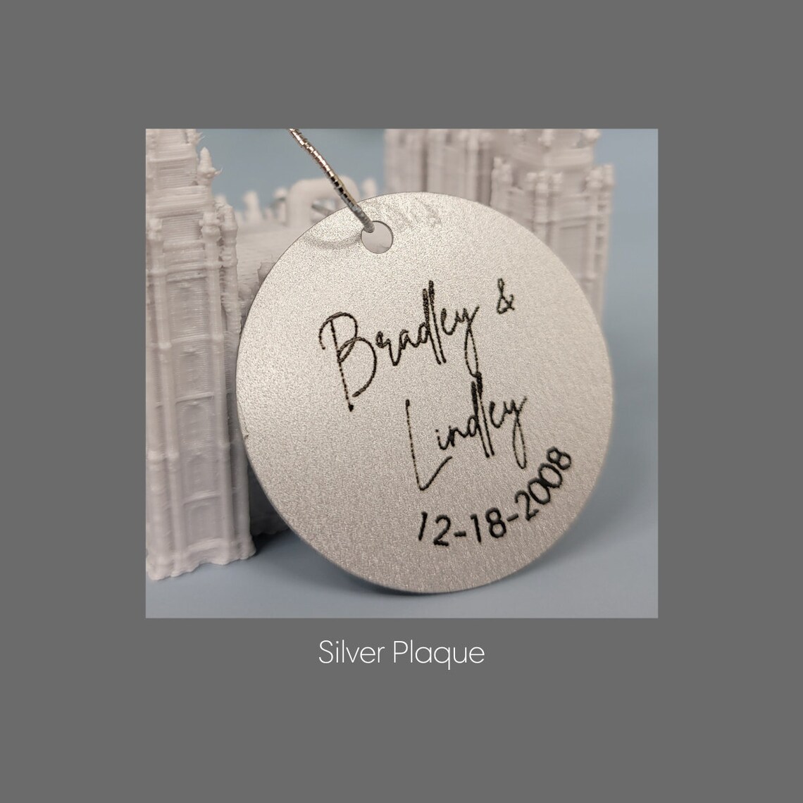 Personalized Tag Inscription for Temple Ornament - Etsy