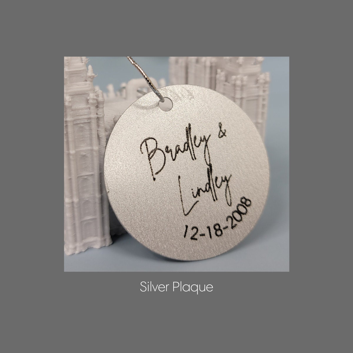 Personalized Tag Inscription for Temple Ornament - Etsy