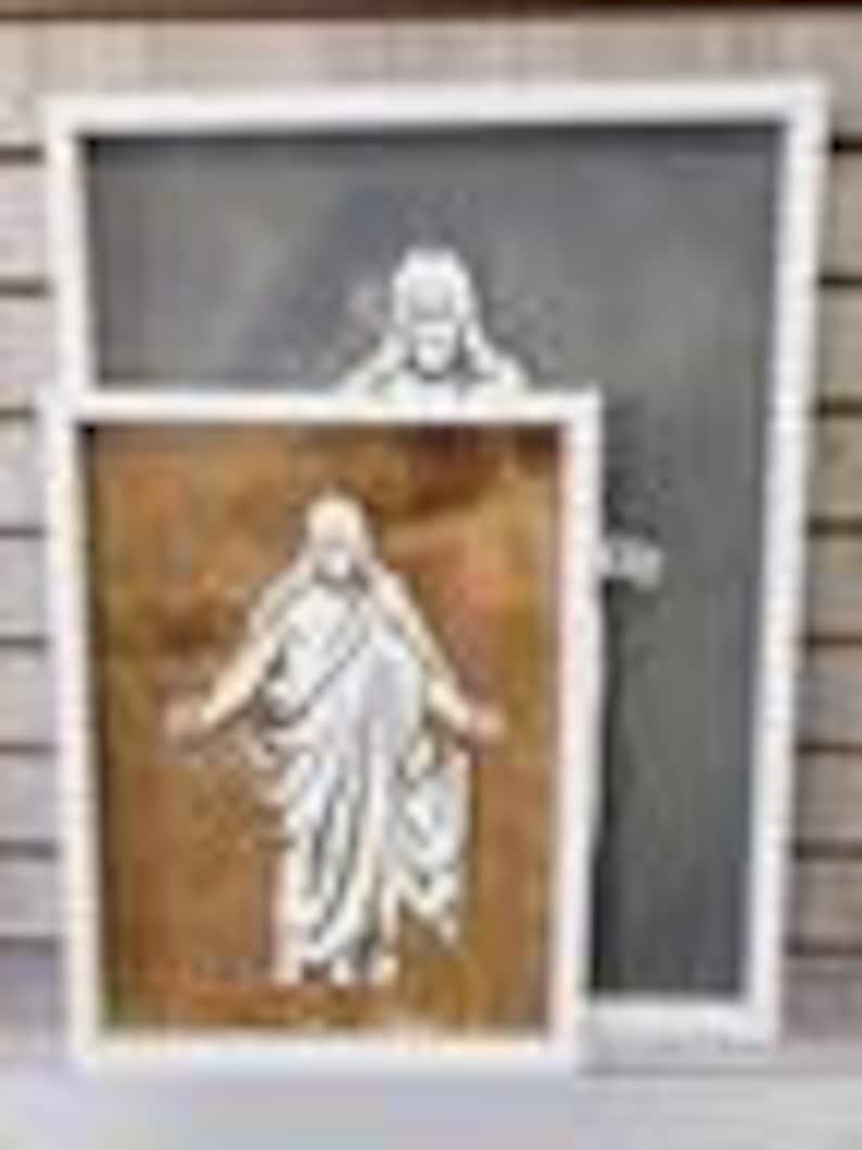 Christus Sign Set | Laser Cut Baltic Birch Wood Sign Set | Includes ALL ...
