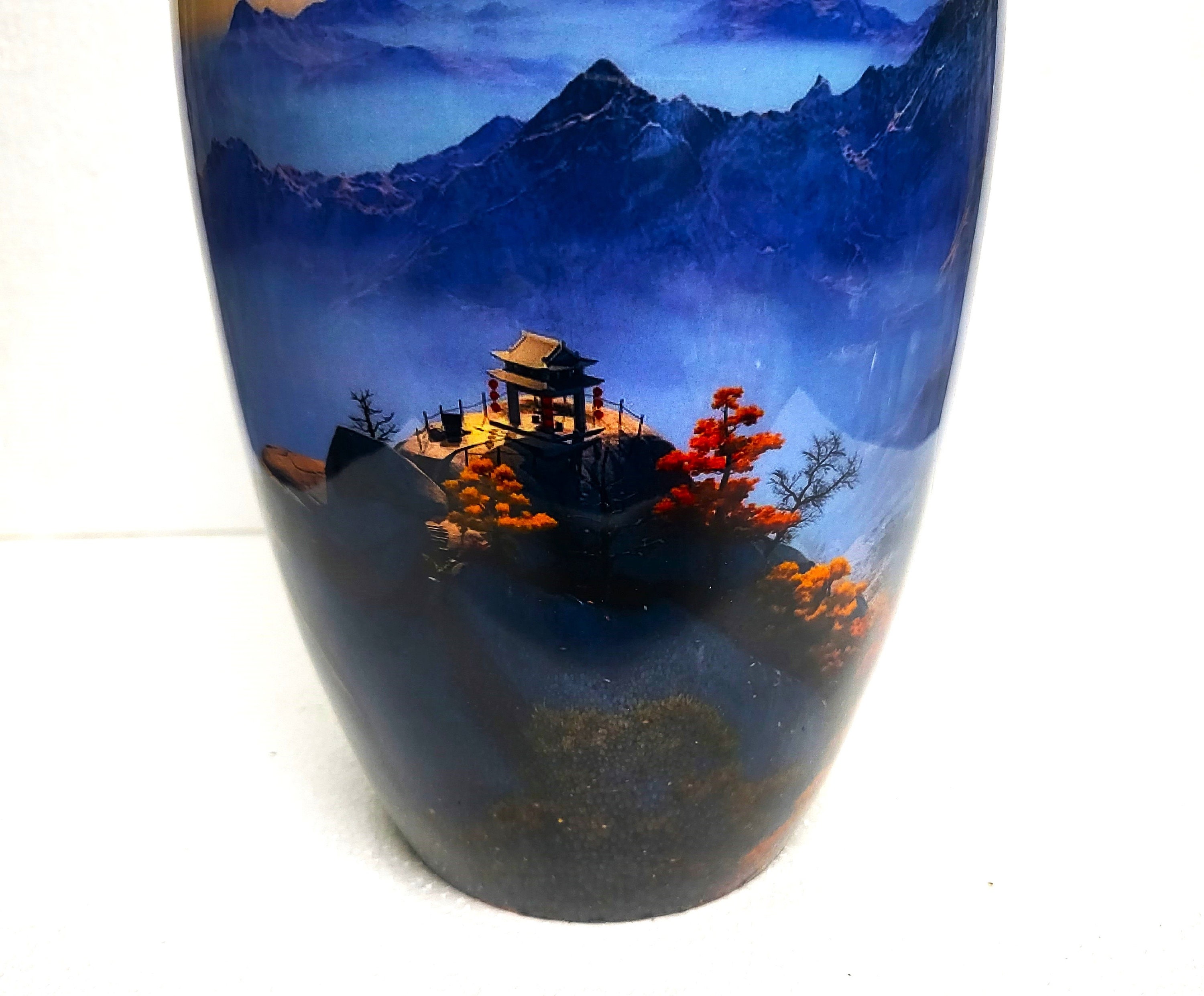 Ancient Japanese Shinto Temple Scenery Design for Human Ashes Adult ...