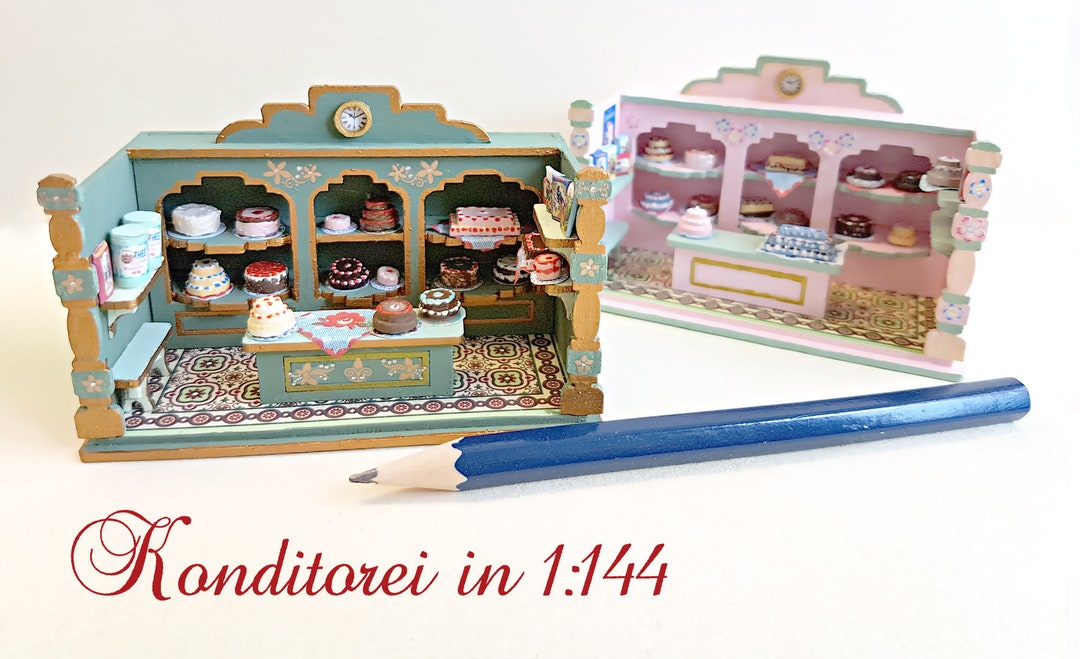 Craft Set Nostalgia Pastry Shop, 1:144 With Accessories - Etsy