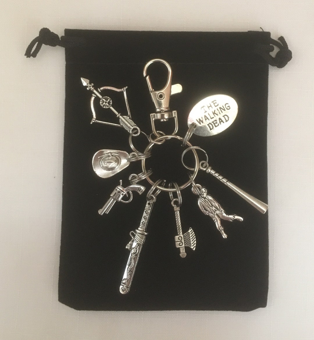 Walking Dead Themed Keyring - Etsy