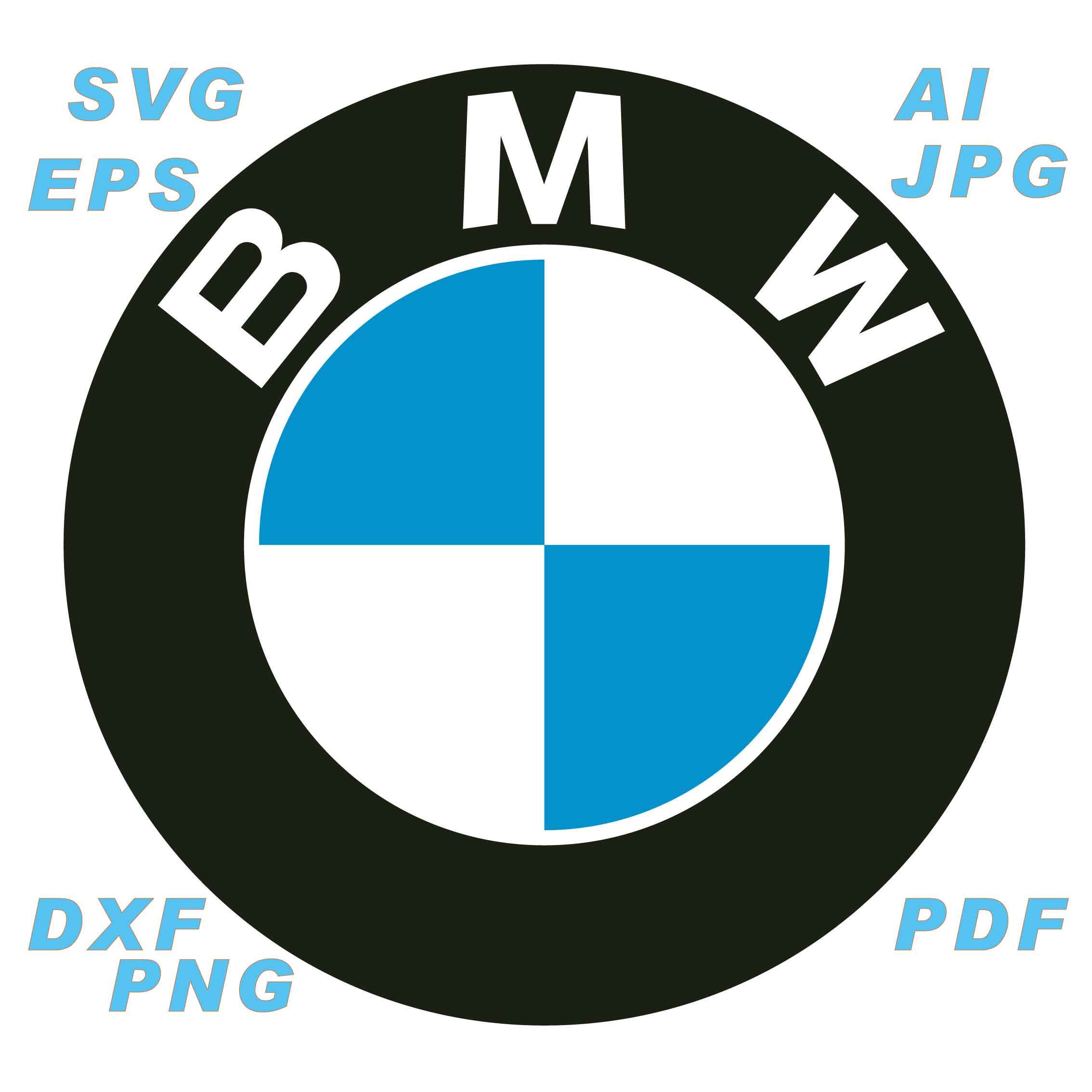 BMW ai svg eps png jpg pdf dxf vector files instant | Etsy