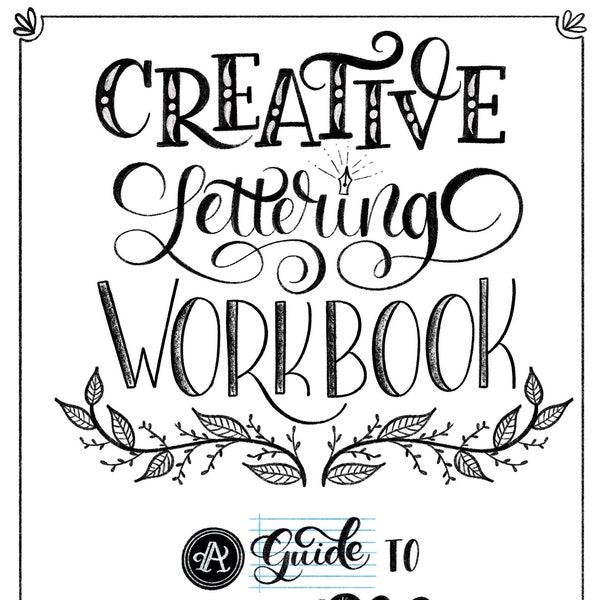 Hand Lettering Workbook - Etsy