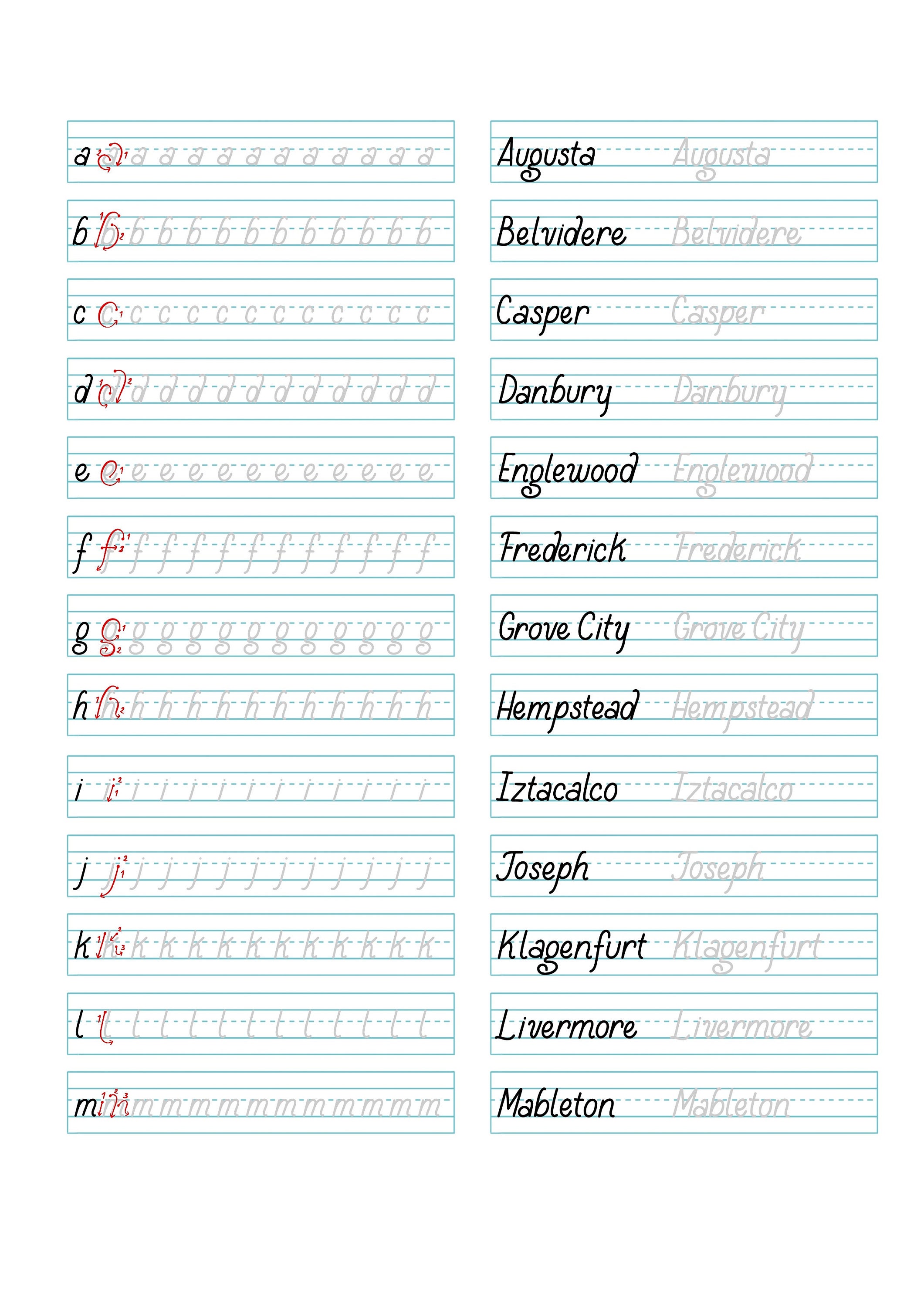 12 Handwriting Styles for 12 Months Workbook PDF and - Etsy UK