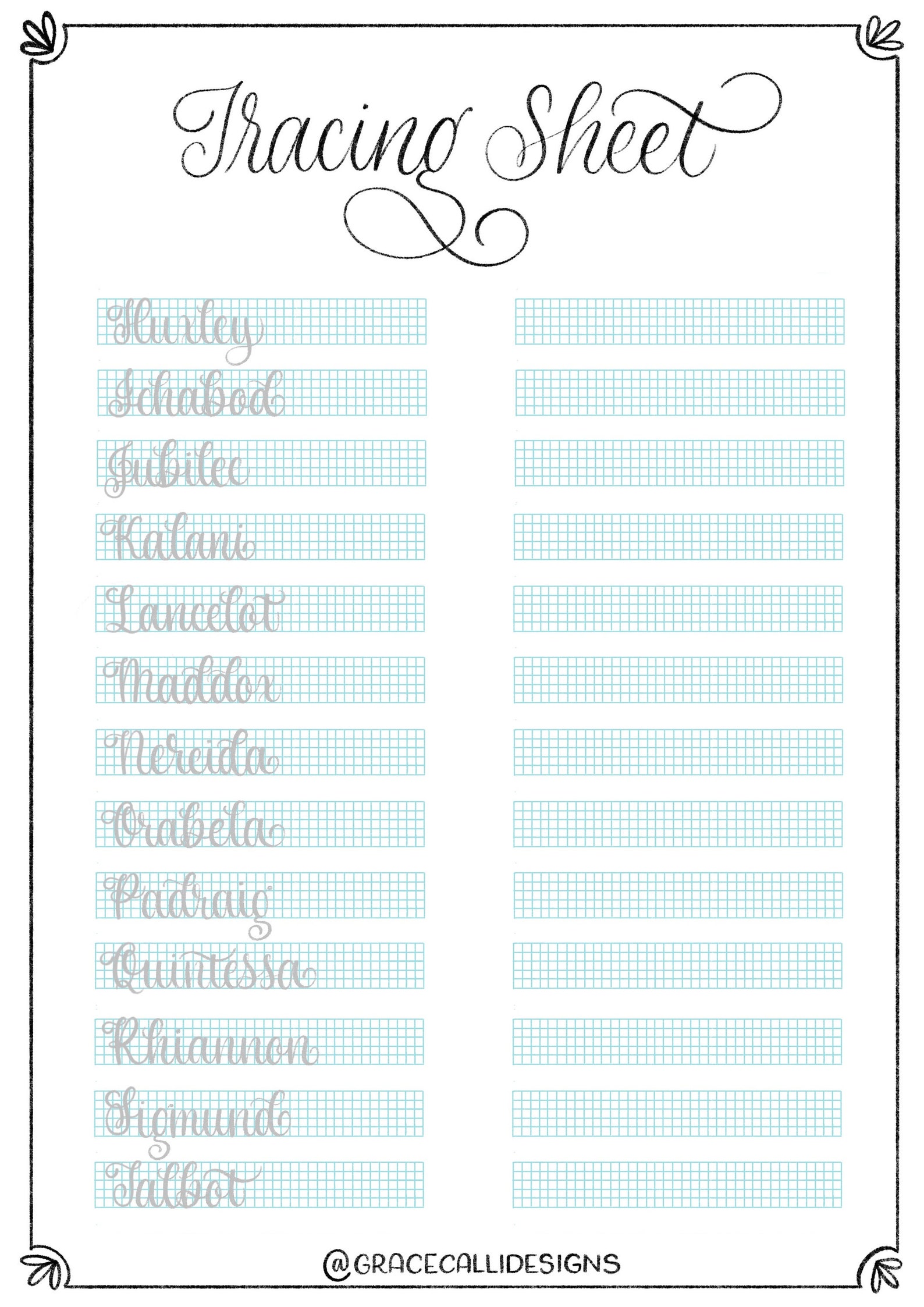 Creative Lettering Workbook (combining Doodles, Letters and Mixing ...