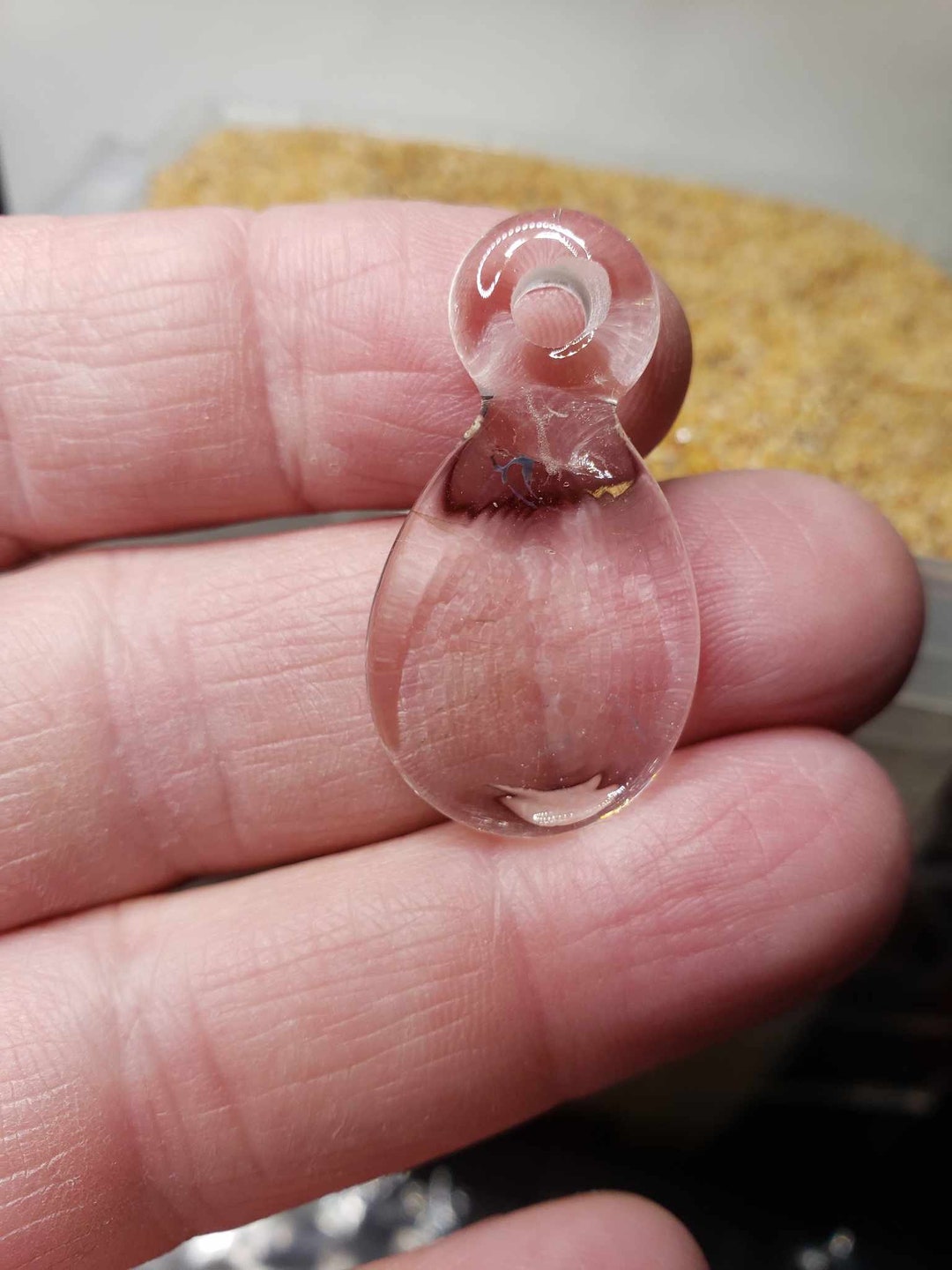 XL Fusible Glass COE 96 Bail Forward Clear Oceanside - Etsy