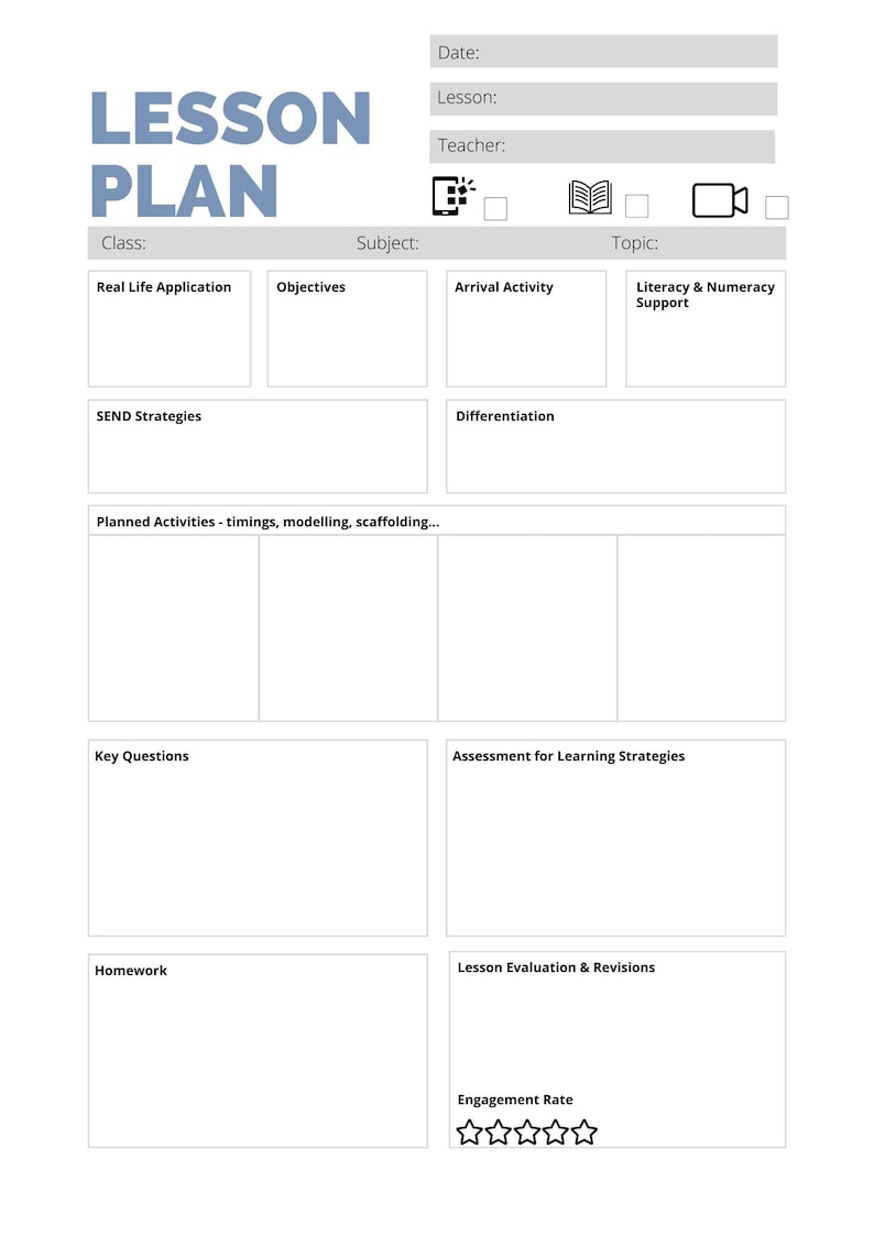 Streamlined ESL Lesson Plan Template for Teachers – Plan Classes Like a ...