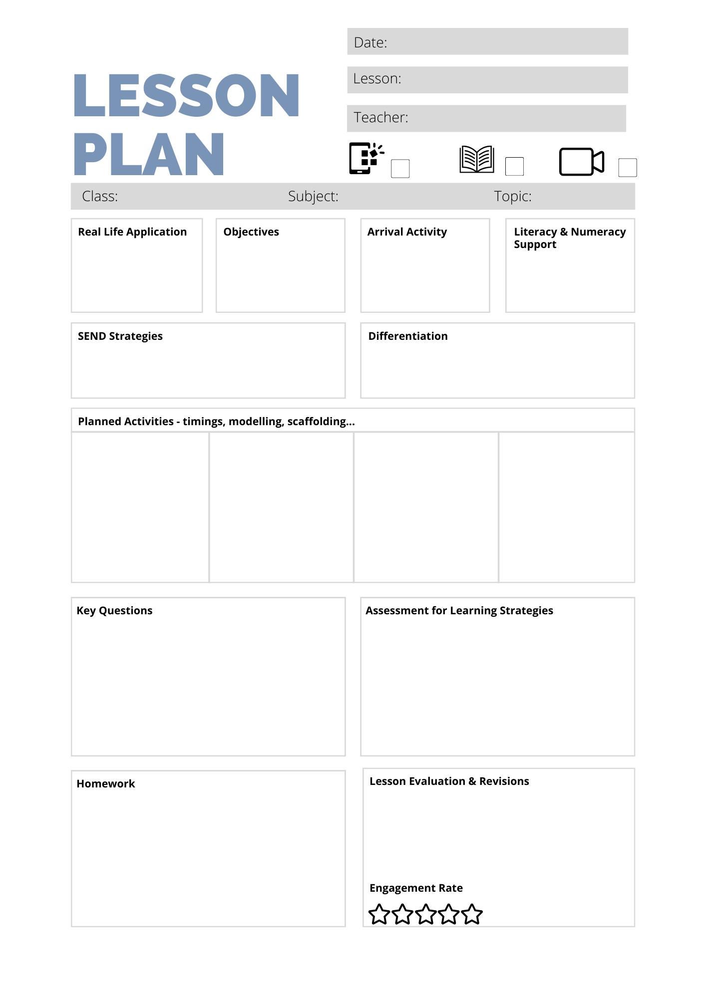Streamlined ESL Lesson Plan Template for Teachers – Plan Classes Like a ...