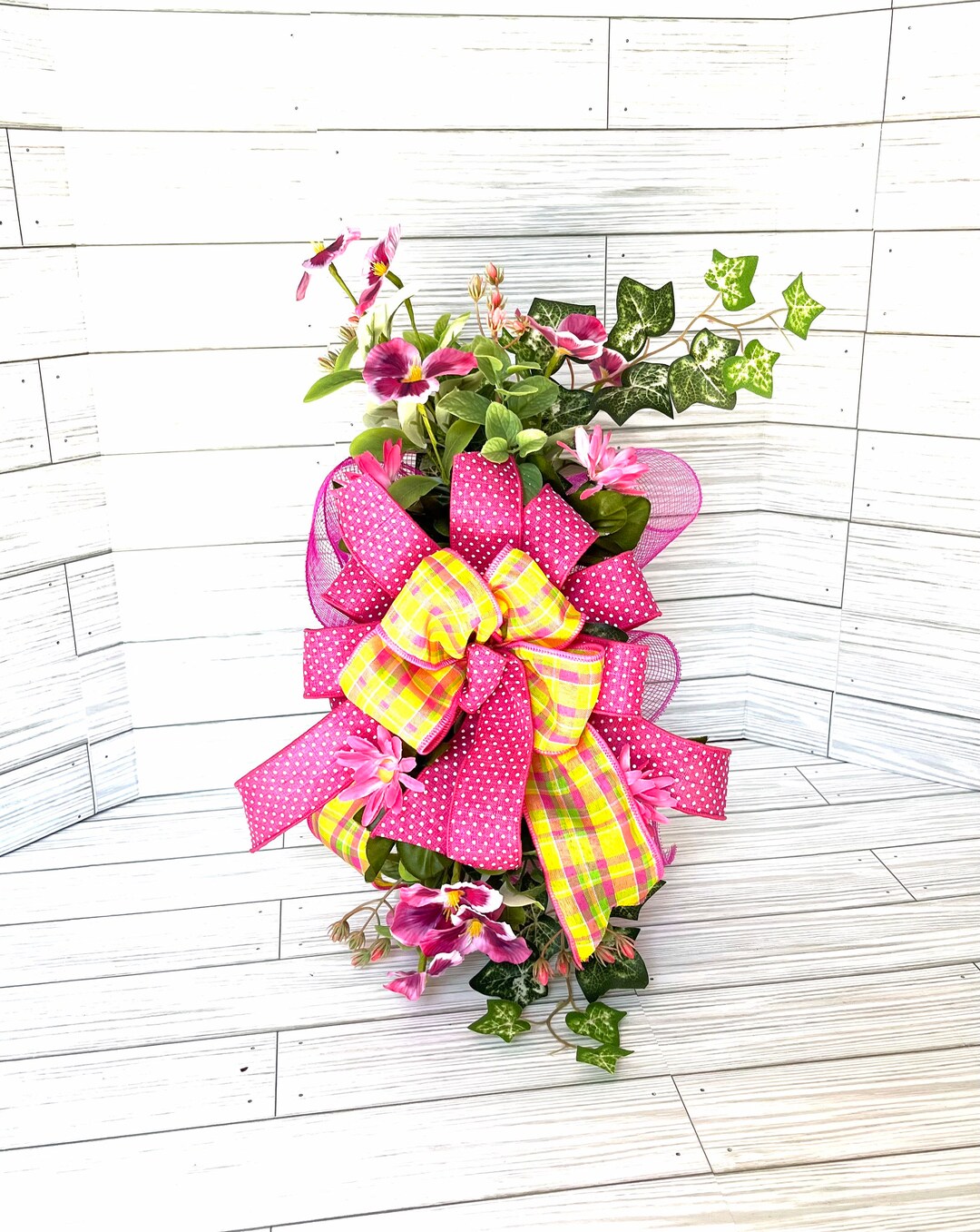 Spring Lantern Swag, Lantern Swag, Farmhouse Lantern, Porch Decor ...