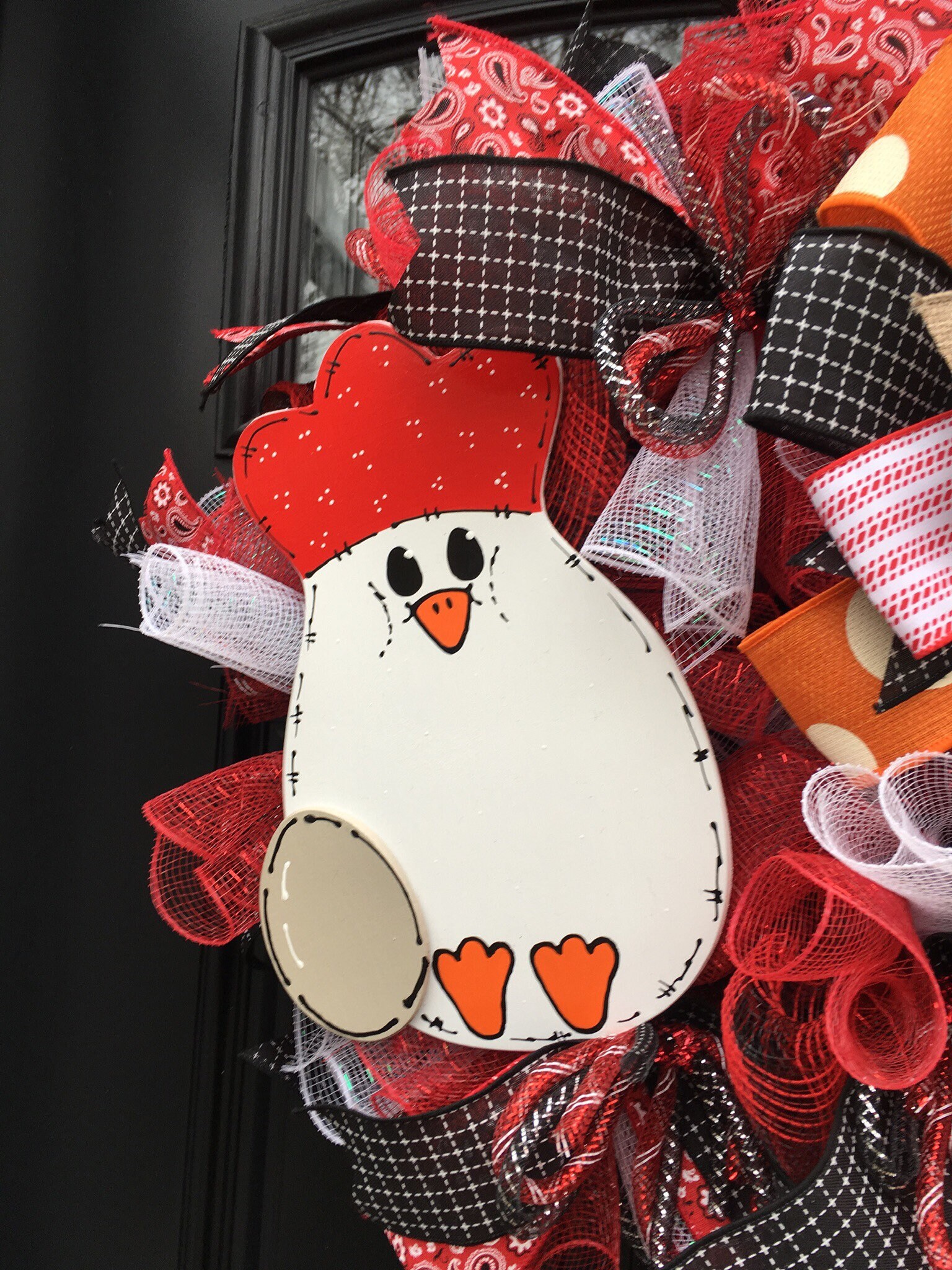 Chicken Wreath Farmhouse Wreath Rustic Wreath | Etsy