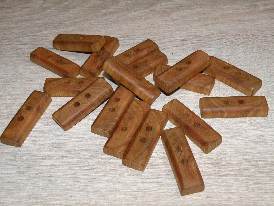 18 Handmade Plum Wood Tree Branch Buttons , Accessories ( 1,77 ...