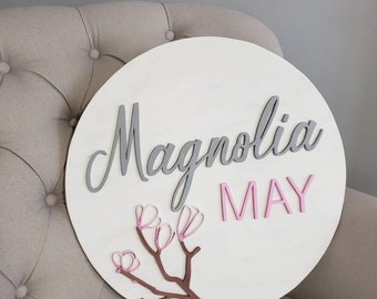 Lily name sign | Etsy