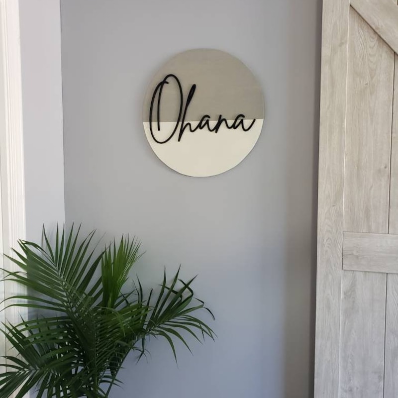 Ohana Wood Sign - Etsy