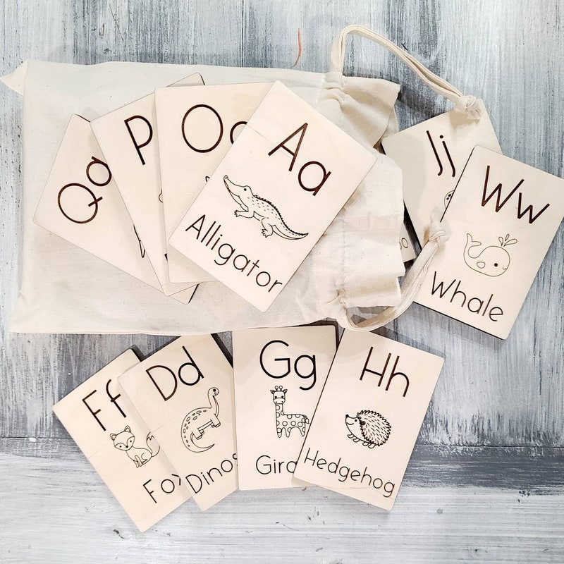 Wood Alphabet - Etsy