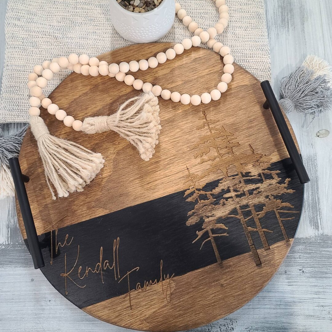 NEW!! Custom Personalized Gather Tray Serving Tray Decorative Tray ...