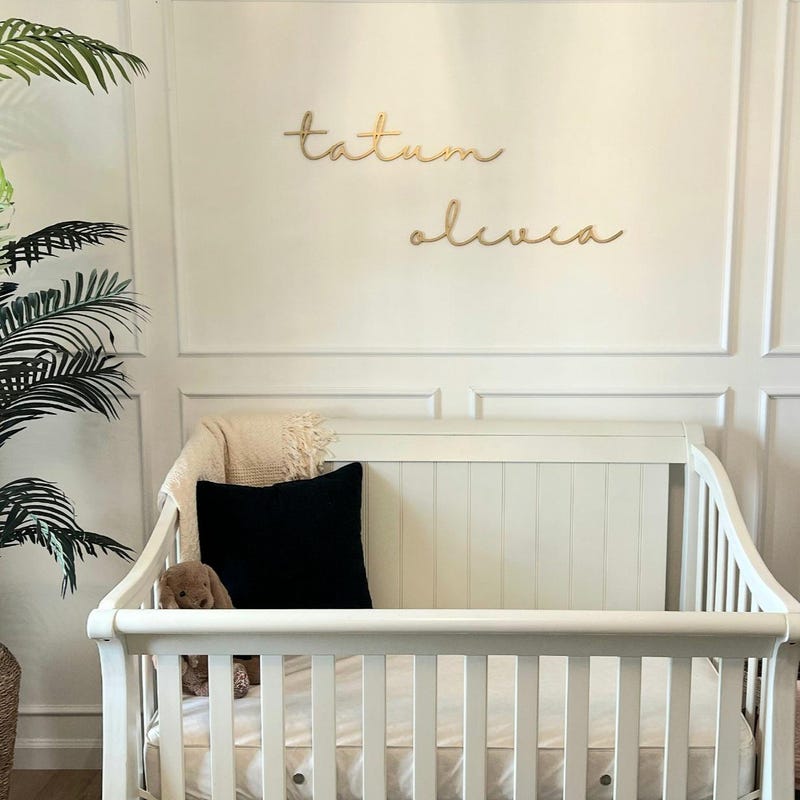 Name Sign Nursery Fonts - Etsy