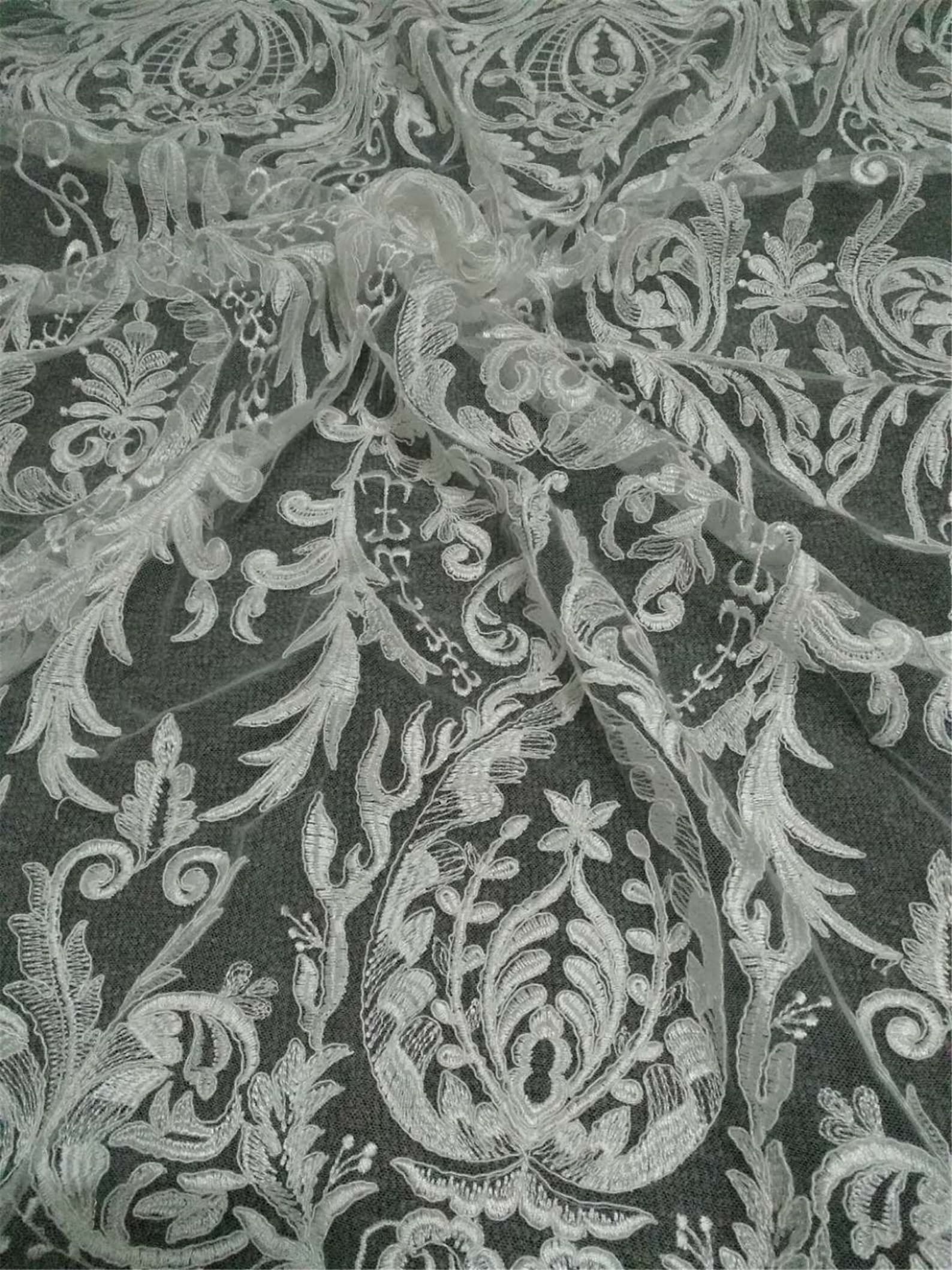 2019 Newest style wedding dress fabric high quality tulle lace | Etsy