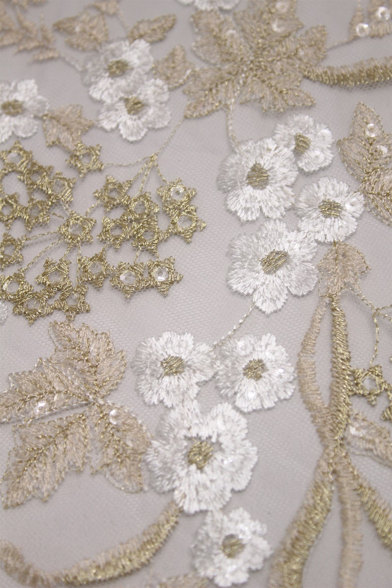 Unique Floral Lace Fabric DIY Prom Dress Fabric Wedding Gown - Etsy