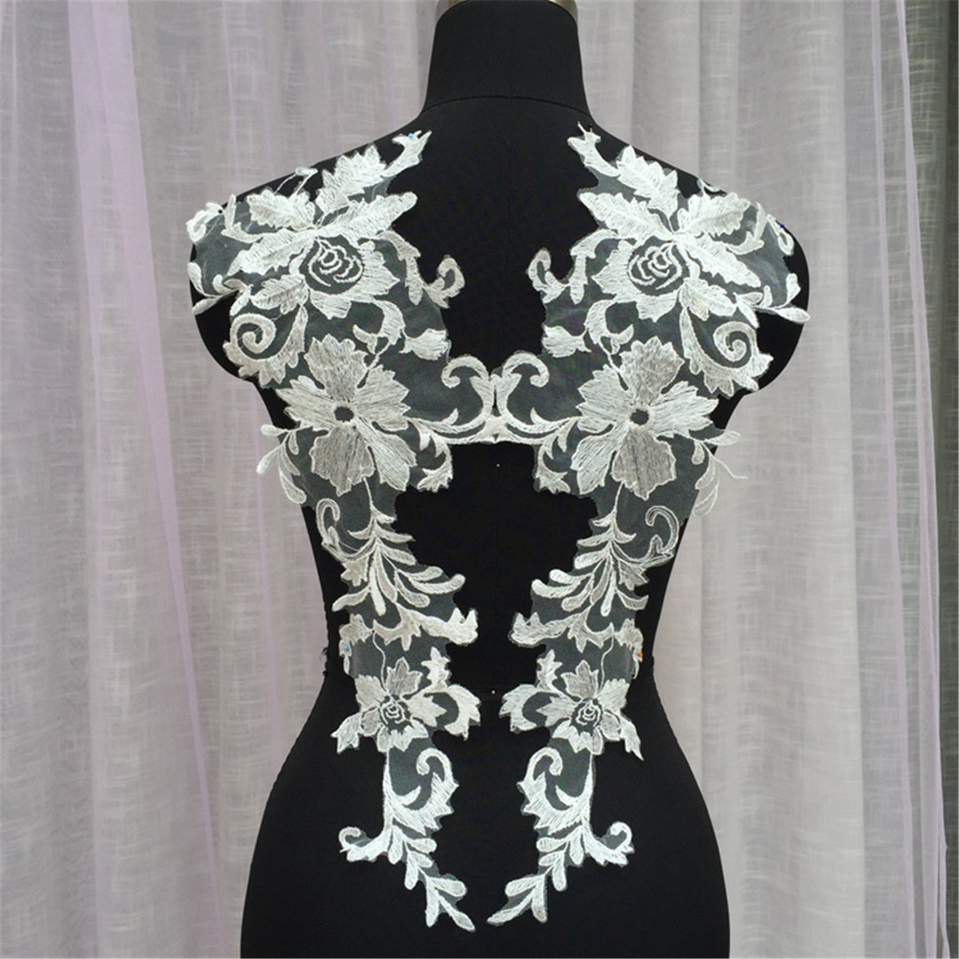 New Style Lace Appliques, Lace Patch, Bridal Lace Trim, Dress ...