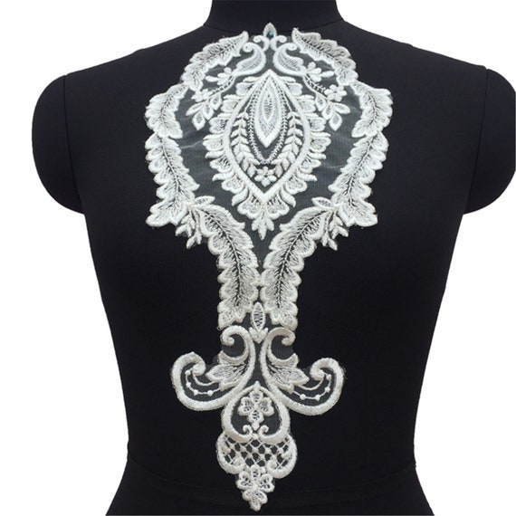 New Style Lace Appliques Lace Patch Bridal Lace Trim Dress | Etsy