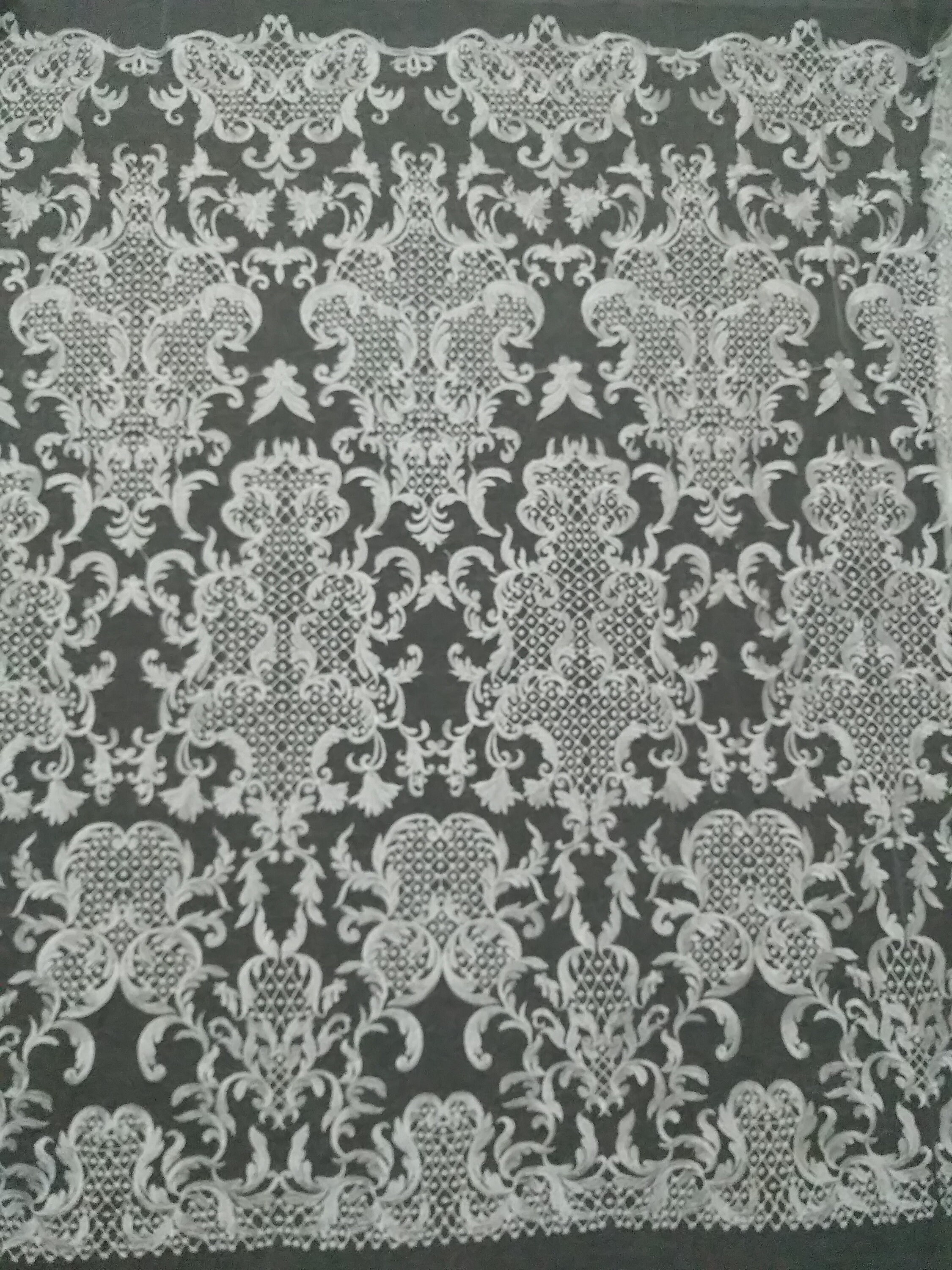 Bridal lace fabric 51'' width guipure lace fabric | Etsy