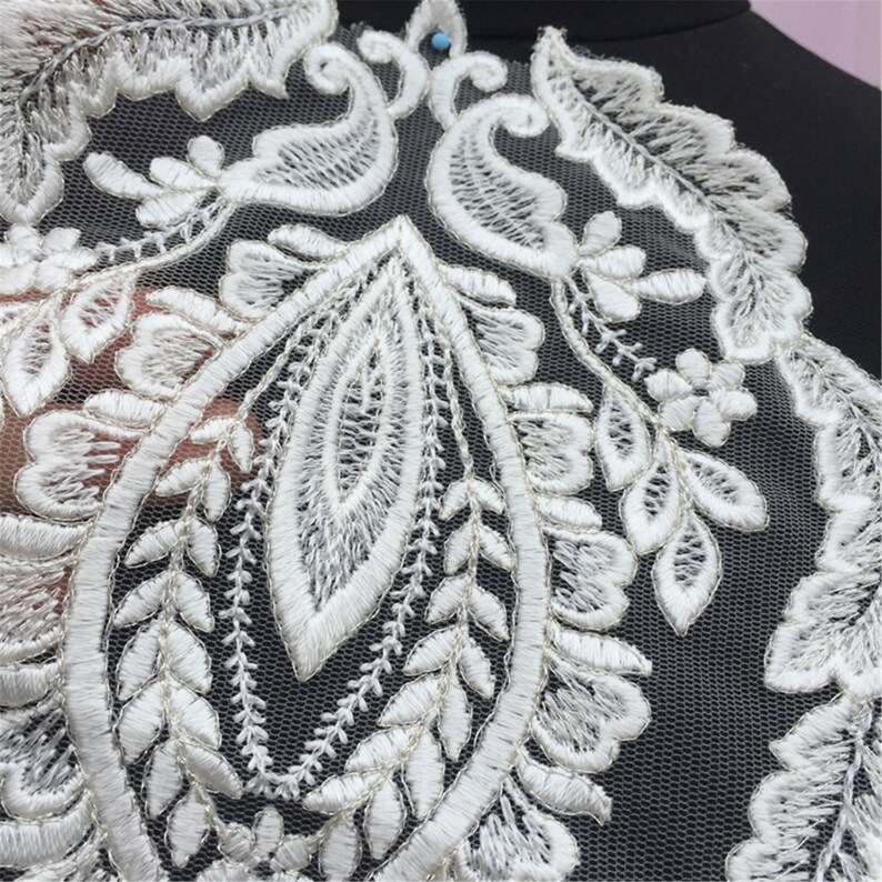 New Style Lace Appliques Lace Patch Bridal Lace Trim Dress | Etsy