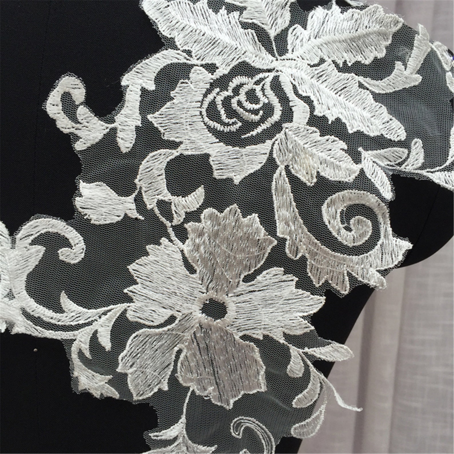 New Style Lace Appliques Lace Patch Bridal Lace Trim Dress - Etsy