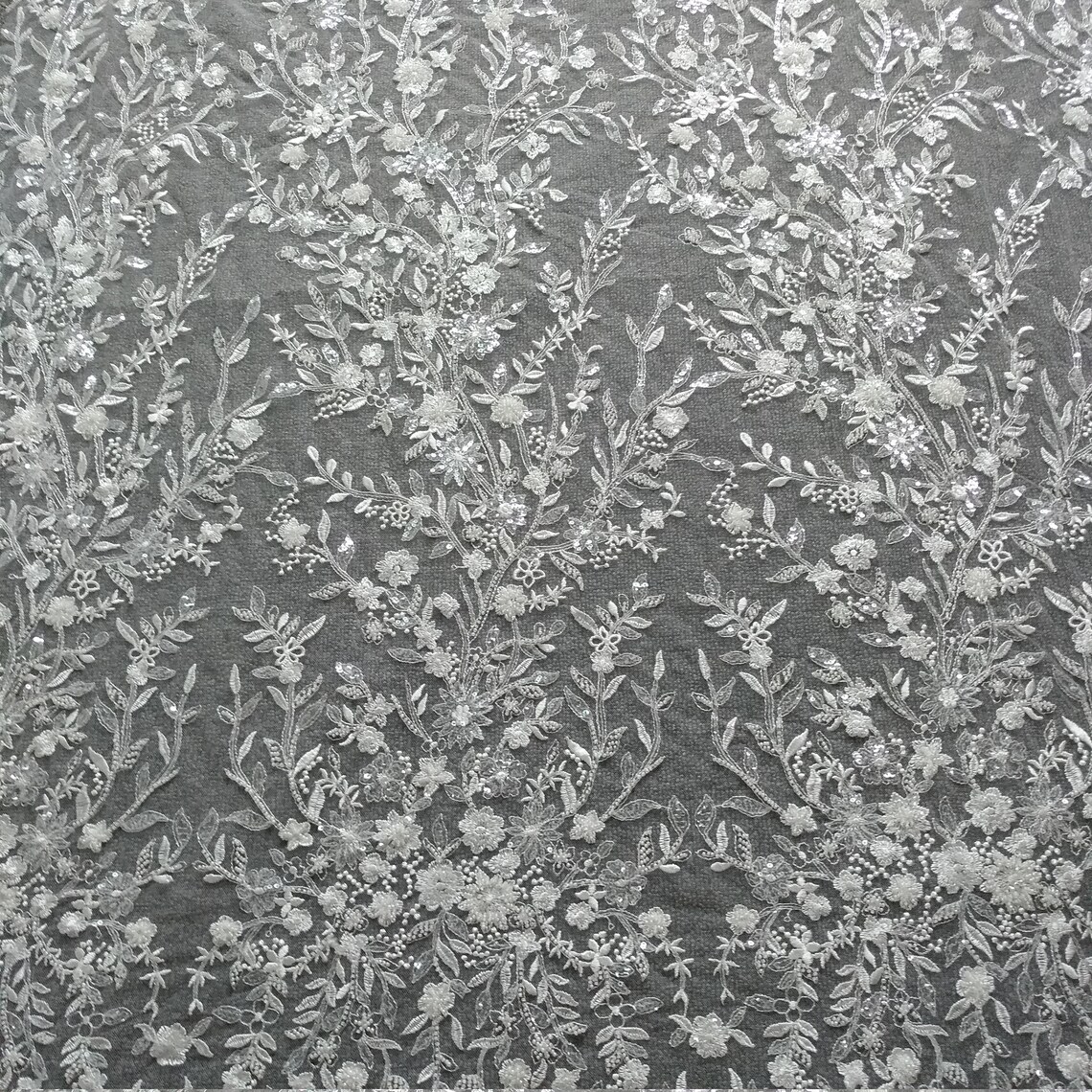 Free Shipping New Style Pearls lace fabric Heavy Beaded Lace | Etsy