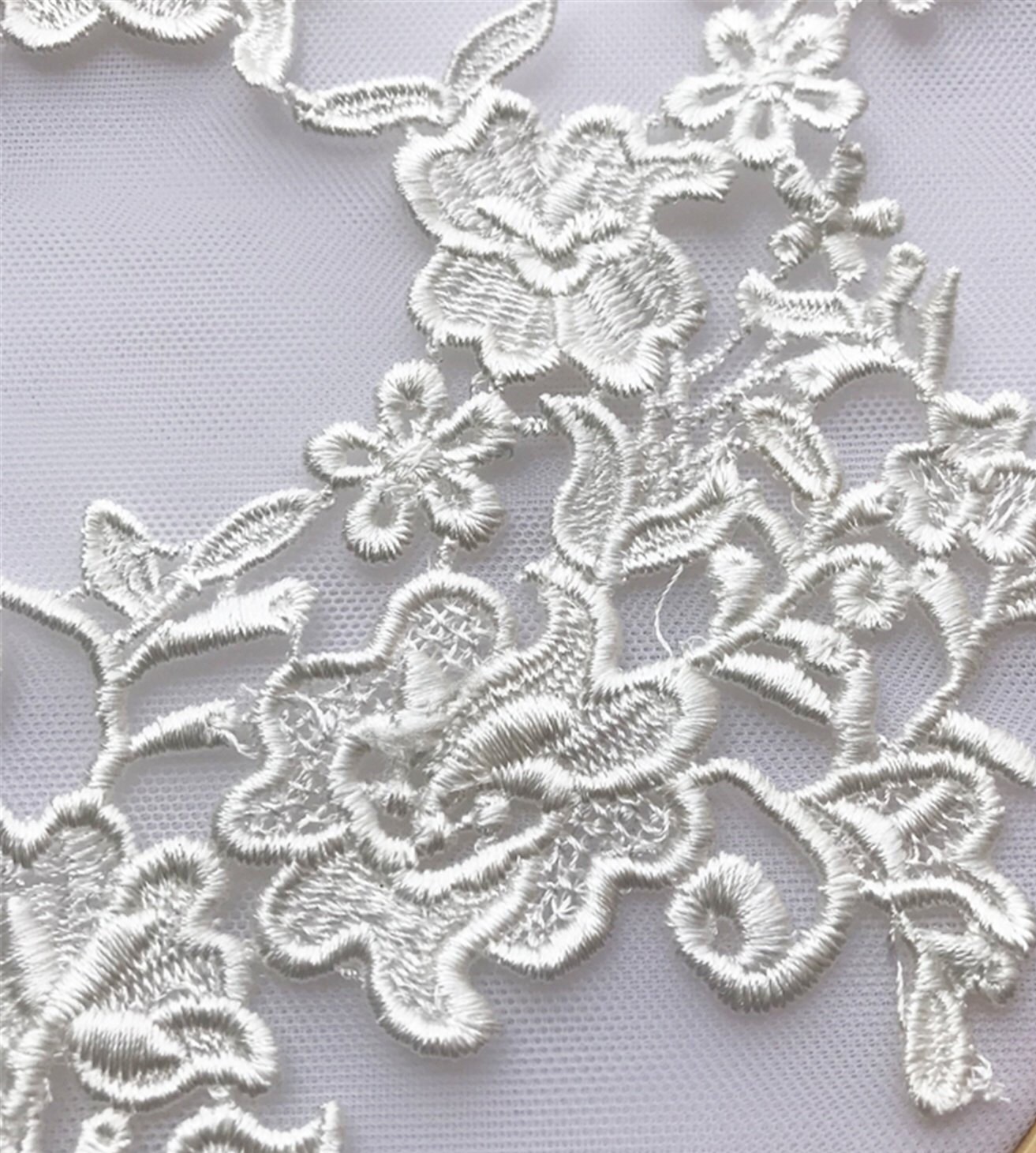 New Style Lace Appliques Lace Patch Bridal Lace Trim Dress | Etsy