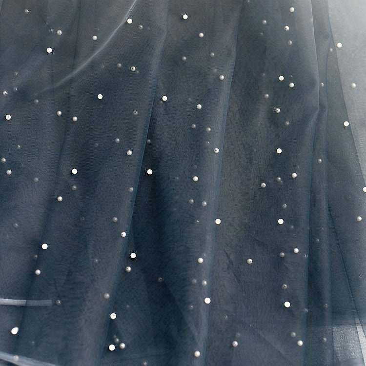 3D Lace Fabric Beaded Lace Fabric Blue Gradient Lace Fabric - Etsy