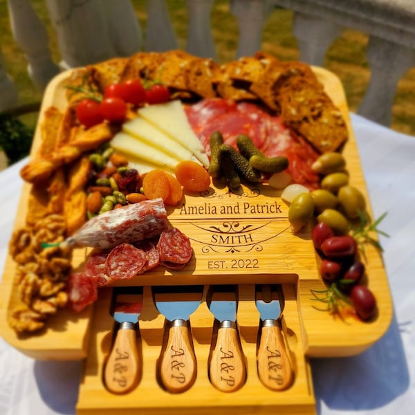 Personalized Cheese Board - Etsy