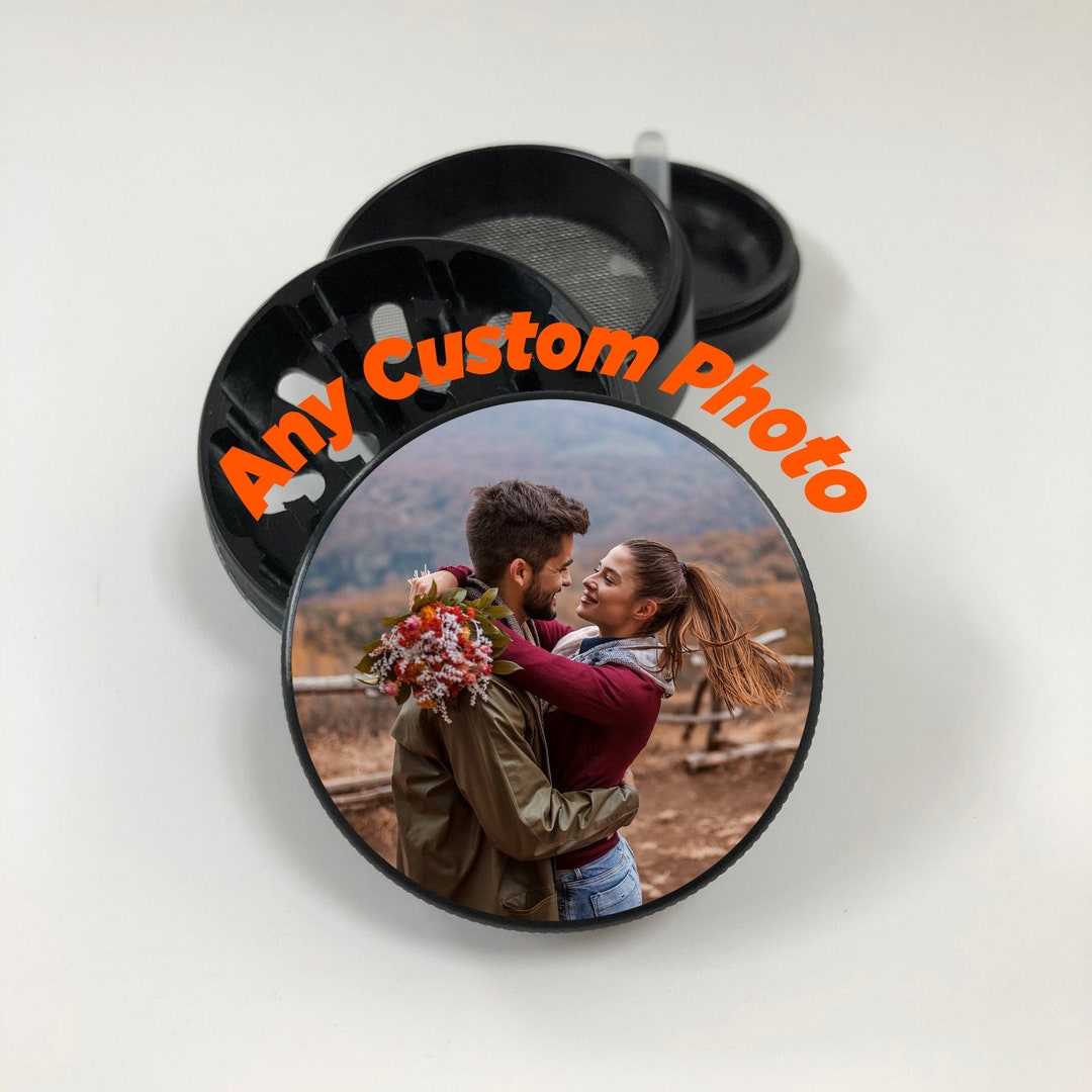 Grinder Personalized Custom Herb Grinder With Any Photo Christmas Day ...