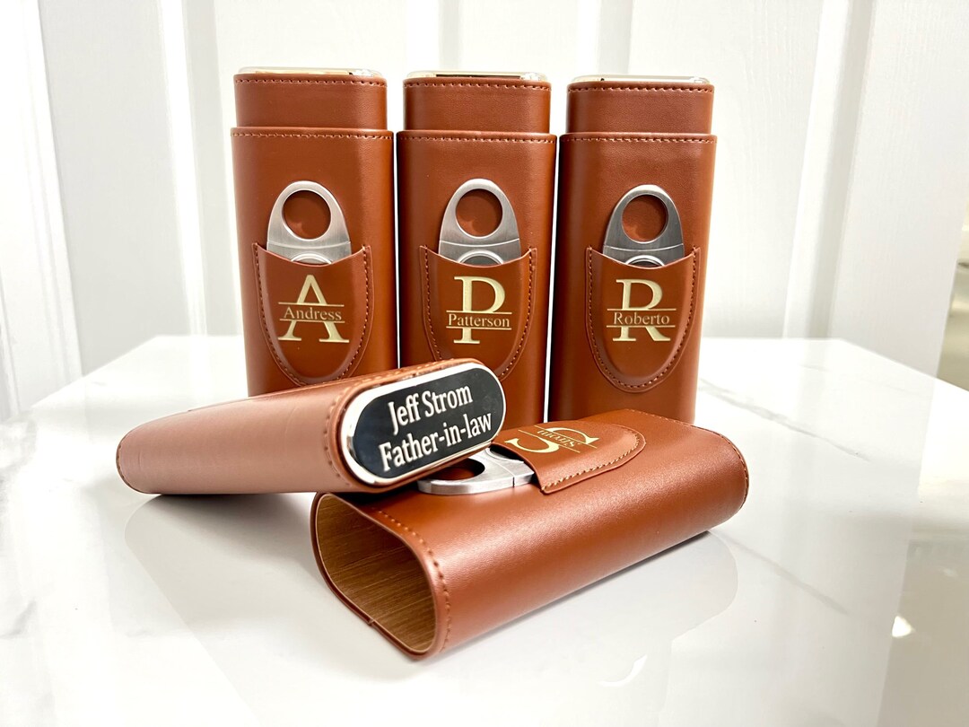 Cigar Case Wedding Gift Personalized Gift, Christmas Day Gifts for Him ...