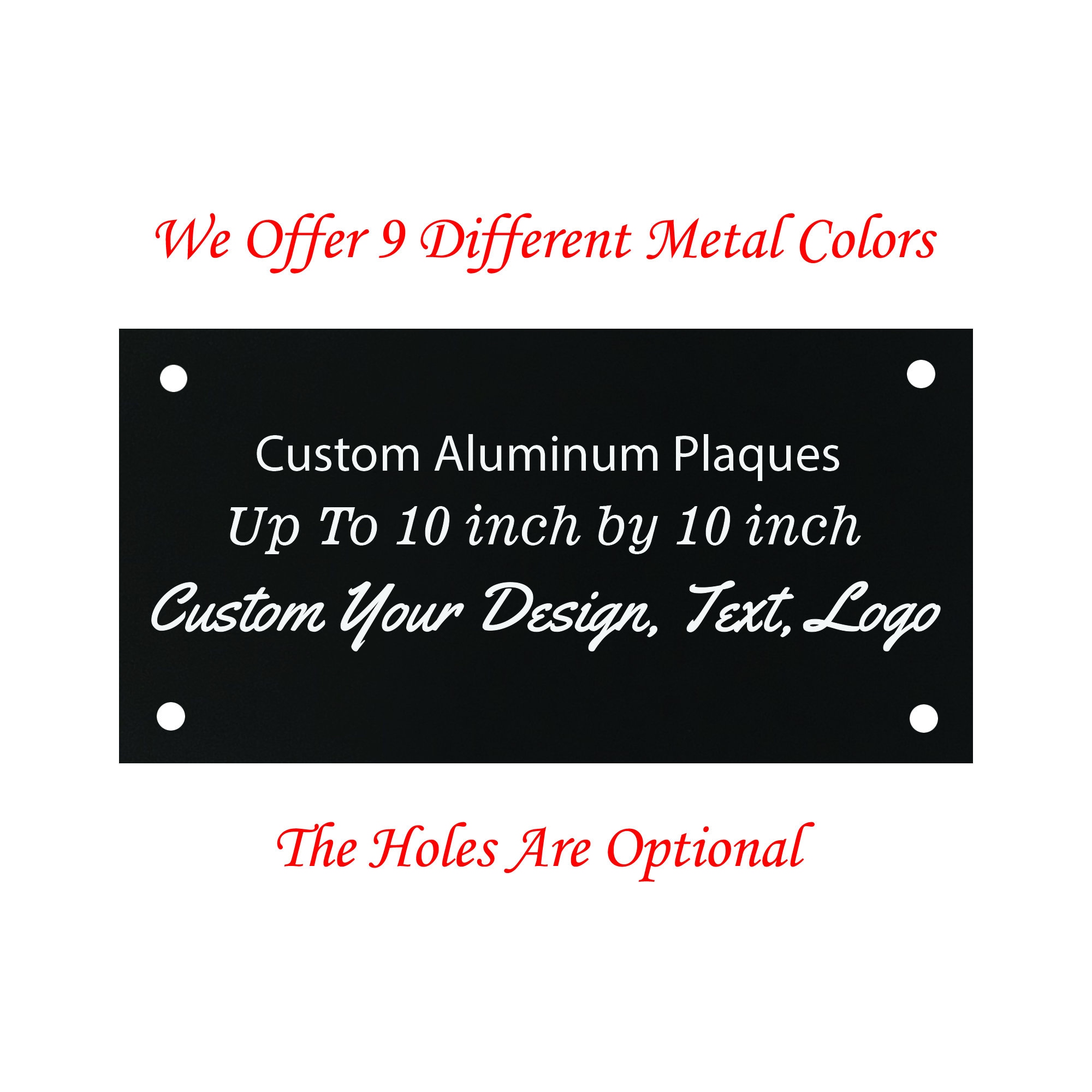 Personalised Metal Plaque Metal Plate Custom Metal Plates - Etsy