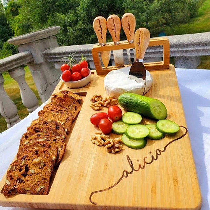 Personalized Cheese Board - Etsy