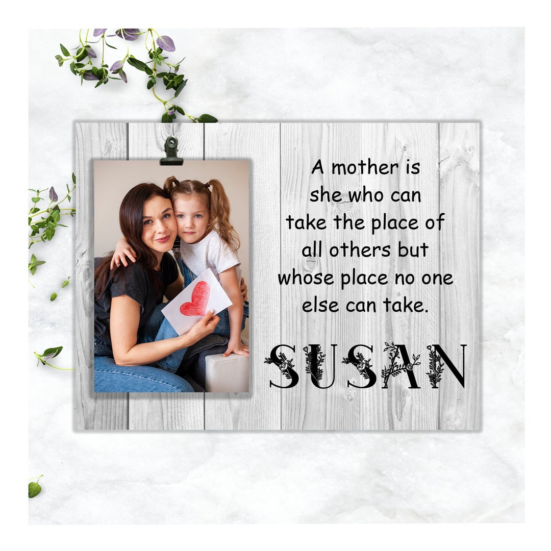 Picture Frame Mothers Father's Day Gift, Valentine's Day Gift for Mom ...