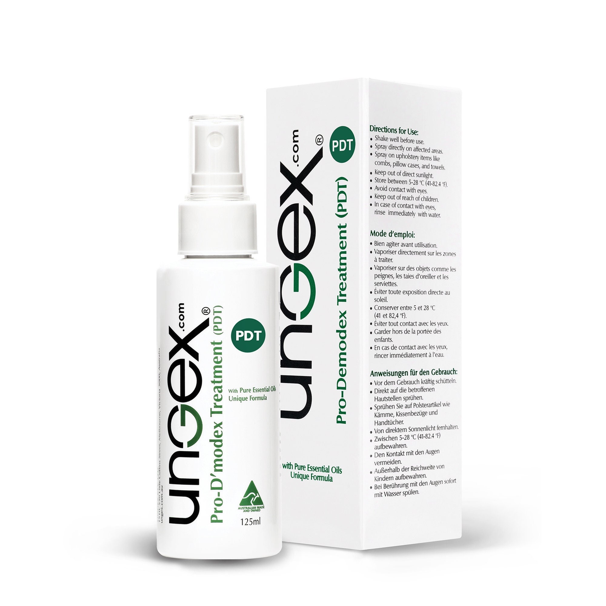 Ungex Pro-demodex Treatment (PDT) - Mite Treatment With Tea Tree Oil - Etsy