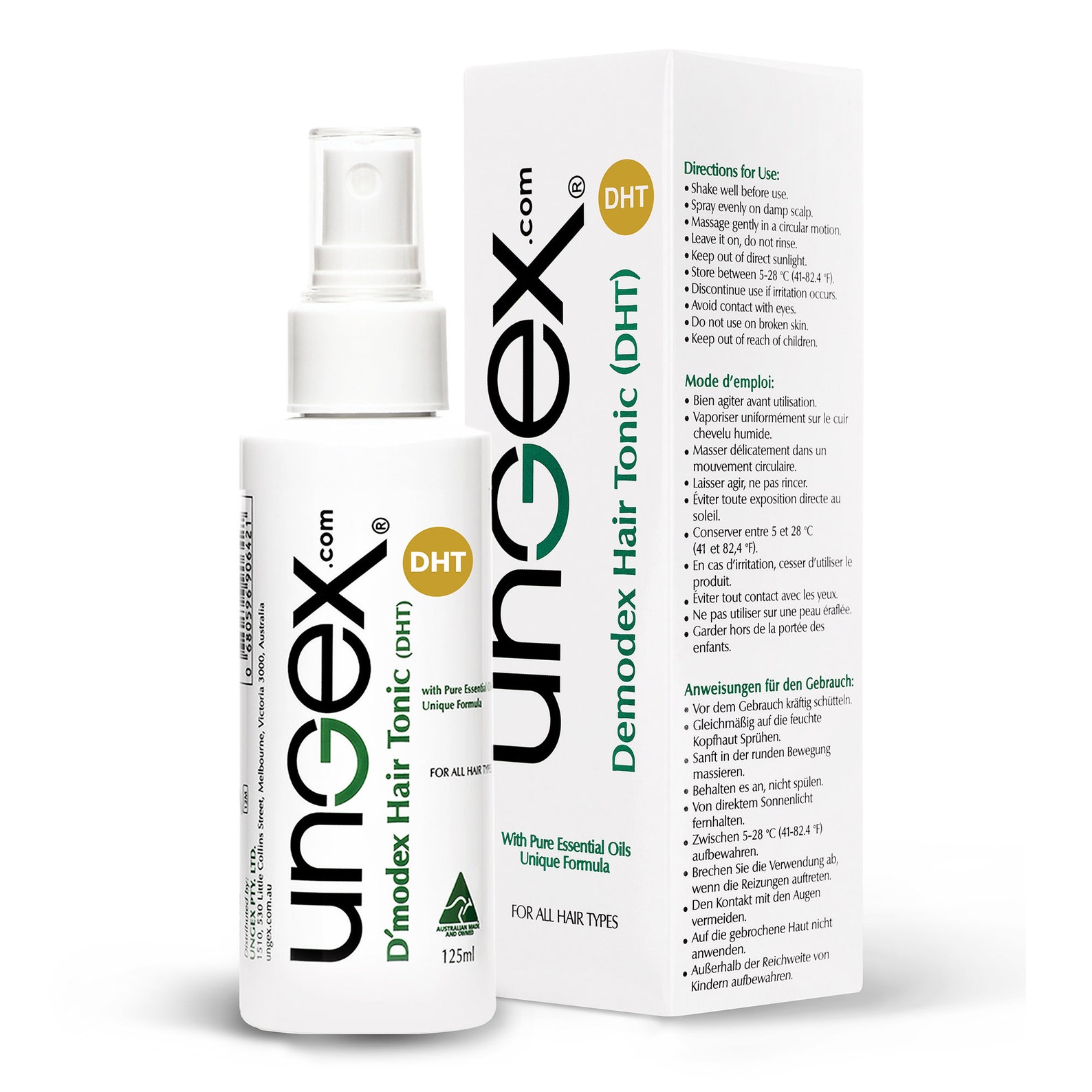 Demodex Hair Tonic Treats Scalp Mite, Hair Loss, Androgenic Alopecia ...
