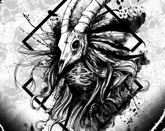 Wendigo Skull - Etsy