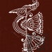 Alpana Art Prints, Bird and Fish, Bengali Folk Art, Set of 2 - Etsy