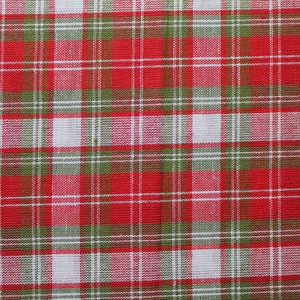 Checked Linen Fabric - Etsy