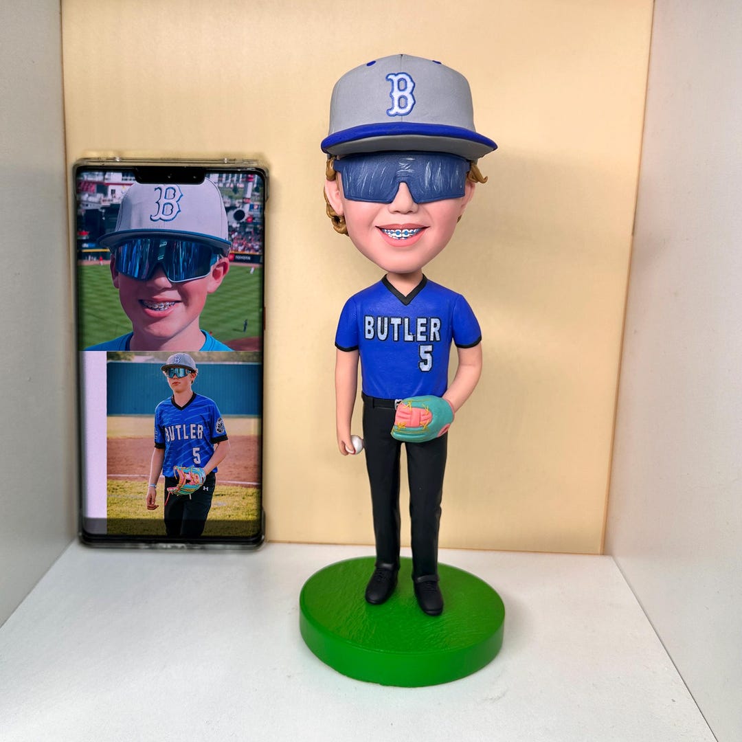 Custom Baseball Bobblehead, Personalized Player Figurine - Etsy