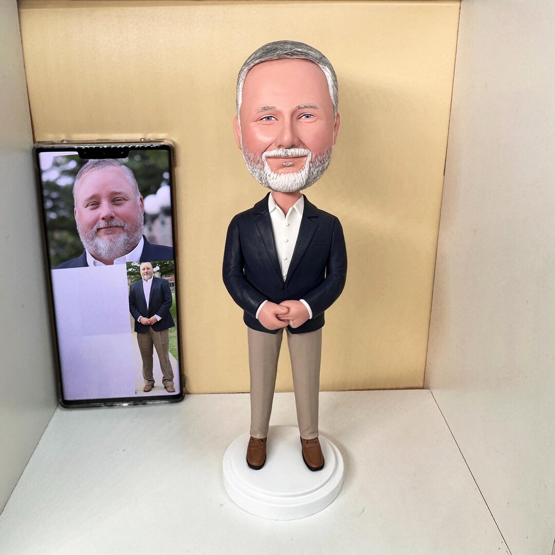 Custom Boss Bobblehead, Personalized Father Bobbleheads for Man ...