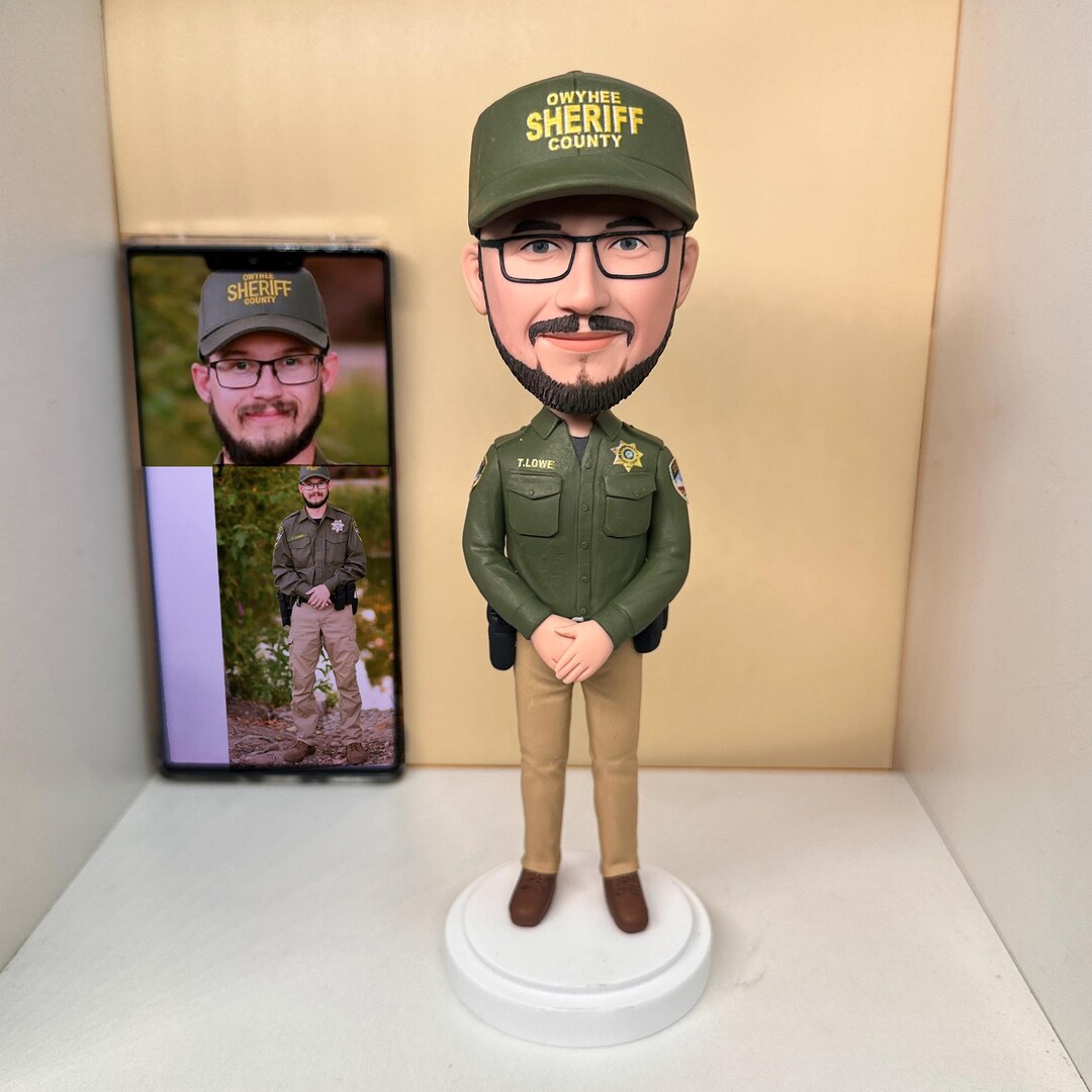 Custom Soldier Bobbleheads, Personalized Officer Bobblehead, Custom ...