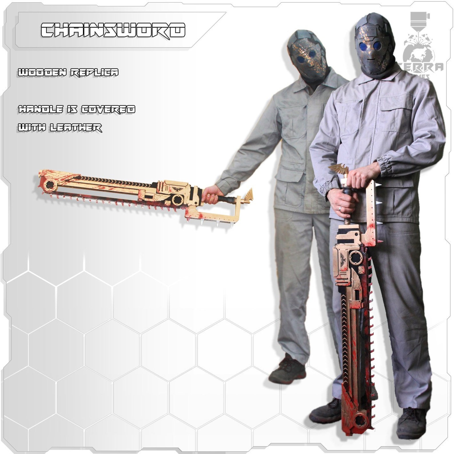 Chainsword Warhammer 40000 WH40k Space marine Cosplay | Etsy